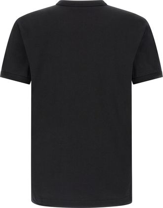 Dolce & Gabbana Logo-Patch Crew Neck T-Shirt - Black