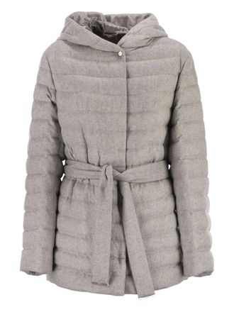 Herno veste matelass&eacute;e &agrave; capuche - Gris