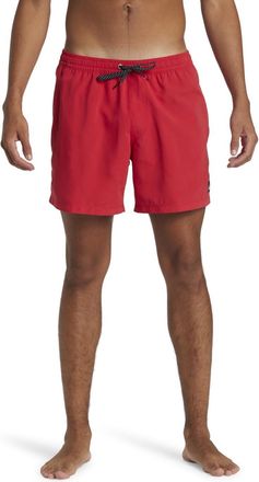 Quiksilver Everyday Solid Volley 15 - Swim Shorts for Men - Schwimmshorts - Männer - M - Rot