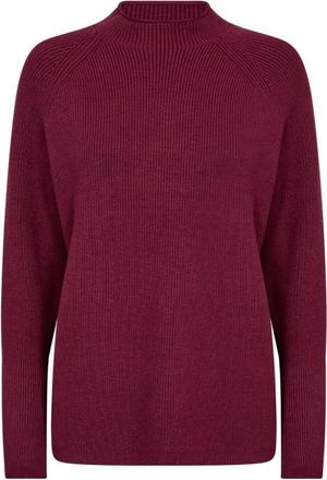 Soyaconcept Damen Pullover SC-Kanita, Strickpullover, Stehkragen, Dark Red, XXL