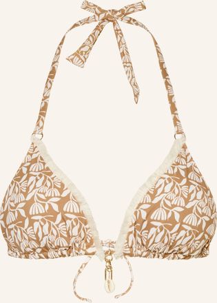 Watercult Watercult Triangel-Bikini-Top Coastal Bohemia beige