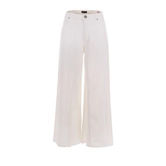Pinko Pinko, Femme, Pantalons, Blanc, Taille: W28 Wide Pantalons