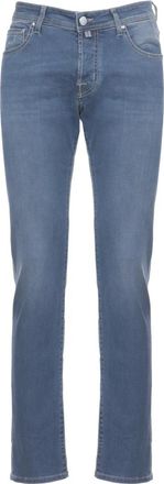 Jacob Cohen Homme, Jeans, Bleu, Taille: W34 Jeans Super Slim Fit en Denim