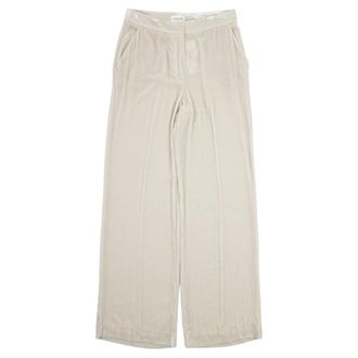 P.A.R.O.S.H. P.a.r.o.s.h., Femme, Pantalons, Blanc, Taille: 38 FR Wide Pantalons