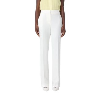 Liu Jo Pantaloni in tessuto tecnico stretch - - Trousers - Damen - Wei&szlig; - L