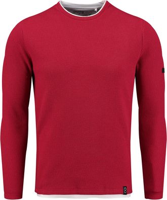 Key Largo Herren Stefano Round Sweatshirt, Brick red (1306), XXL