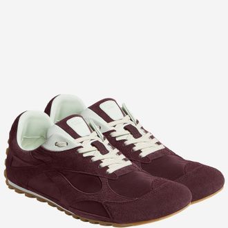 Bottega Veneta Mens Sneakers Orbit Suede Dark Brown Split Calfskin Trainers