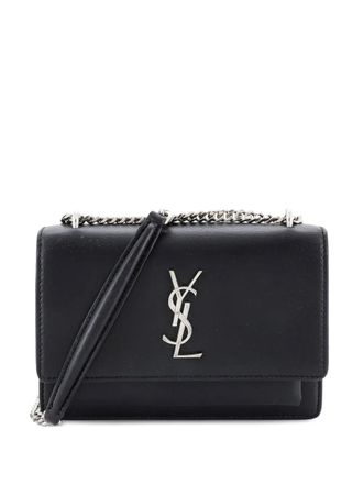 Saint Laurent Sunset Leather Small crossbody bag - Schwarz