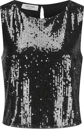 Nicowa Damen, Oberteile, Schwarzk, XLGröße