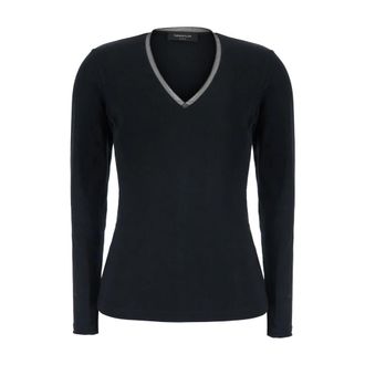 Fabiana Filippi Rundhals-Pullover - - Tops - Damen - Schwarzk - XS
