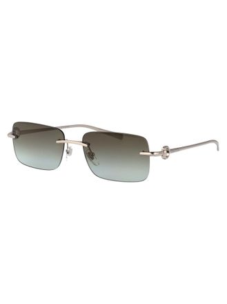 Gucci GG1703S Rimless Metal Sunglasses - Silver