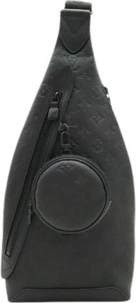 Louis Vuitton Sac bandouli&egrave;re Monogram Shadow Pre-owned - Homme - Pre-owned - Noir - Taille: ONE Size