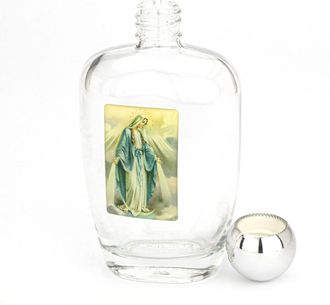 NKlaus 100ml Weihwasserflasche aus Glas motiv Bild Empf&auml;ngnis 11x6x4 cm Wallfahrt 14358