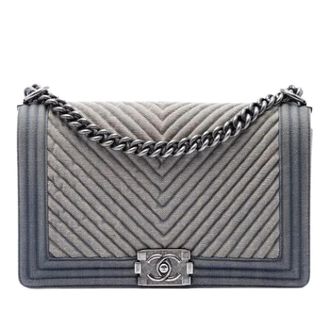 Chanel Pre-owned The Boy Flap - - Pre-owned - Damen - Blau - ONE SIZE