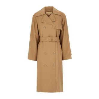 Michael Kors Trench-coat Dolman ceintur&eacute; - Femme - Manteaux - Brun - Taille: 38 FR