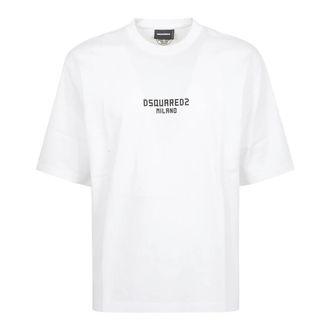 Dsquared2 Milano T-Shirt - - Tops - Herren - Wei&szlig; - XL