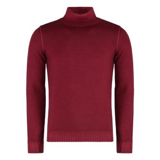 Moorer Homme, Pulls, Rouge, Taille: M Pull Col Roul&eacute;