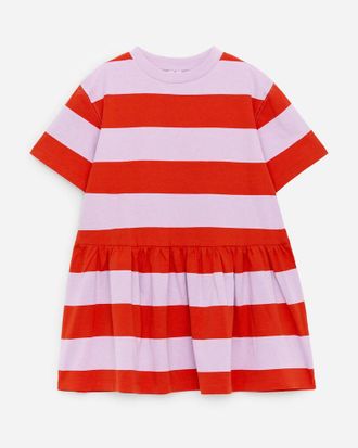 Arket Jerseykleid Mit R&uuml;schen -Lila