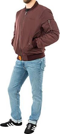 Bombers Original Blouson Homme, Rouge-Rot (Burgundy 5), Large