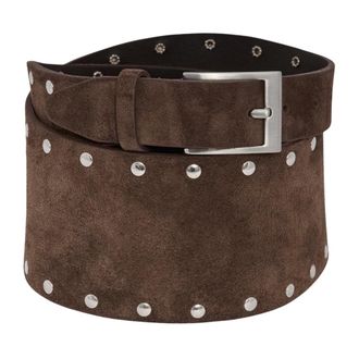Gestuz GZsilla Belt - Femme - Accessoires - Brun - Taille: 90 CM