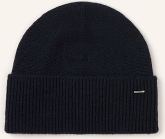 HUGO BOSS M&uuml;tze Aus Cashmere blau