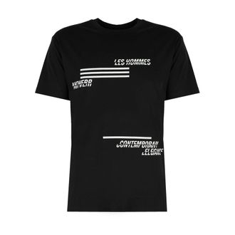 Les Hommes Homme, Tops, Noir, Taille: 2XL T-shirt contemporain
