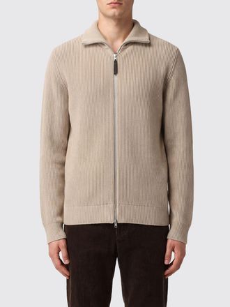 Maison Margiela Cardigan en laine avec col fran&ccedil;ais et zip &agrave; double sens