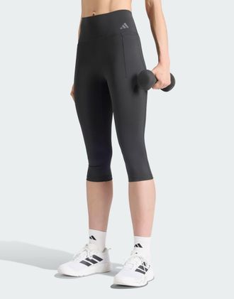 adidas legging capri Optime de sport noir