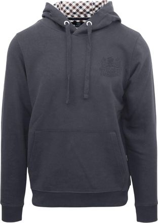Aquascutum Kapuzenpullover f&uuml;r Herren (Schwarzgrau)