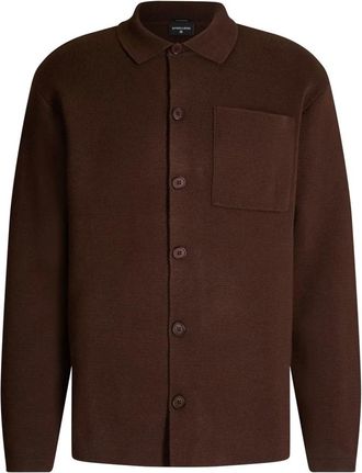 Strellson Homme, Pulls, Brun, Taille: XL Aiden Knitted Polo