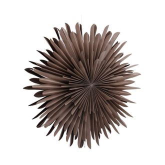 Paris Prix Paris Prix - Lampe Suspension Design Selen 80cm Marron