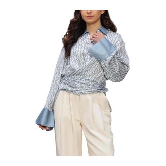 Ibana Damen, Blusen & Hemden, Blau, MGr&ouml;&szlig;e