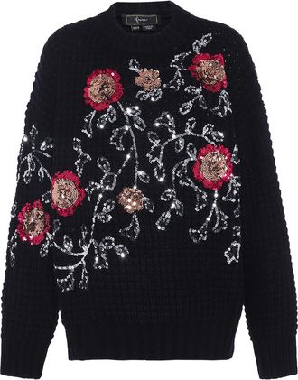 Faina Pullover Damen schwarz