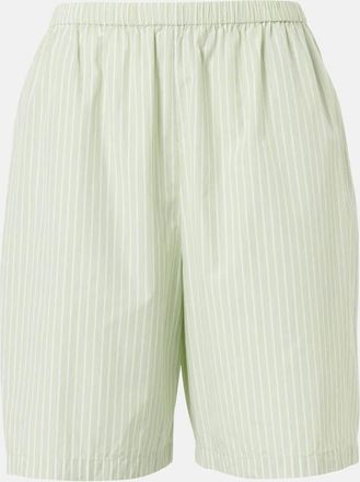 The Row Bermuda Zinnia rayé en coton