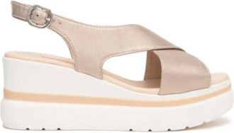 Nero Giardini Femme, Chaussures, Beige, Taille: 36 EU Saturn Wedge Sandal