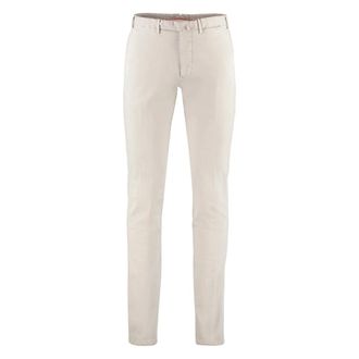 THE (ALPHABET) Homme, Pantalons, Beige, Taille: S Pantalon Chino en Coton Stretch