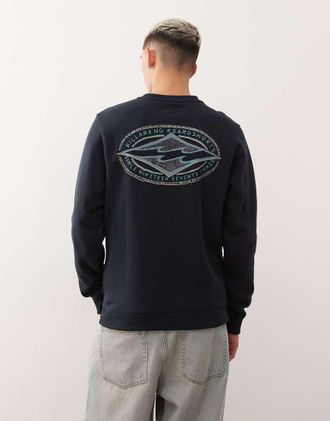 Billabong Sweatshirt in Foundation-Schwarz