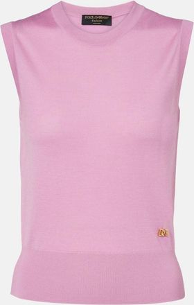 Dolce & Gabbana Top en cachemire et soie