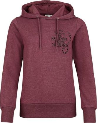 The Nightmare Before Christmas L&Eacute;trange No&euml;l De Monsieur Jack Sally Femme Sweat-Shirt &agrave; Capuche Rouge chin&eacute; M