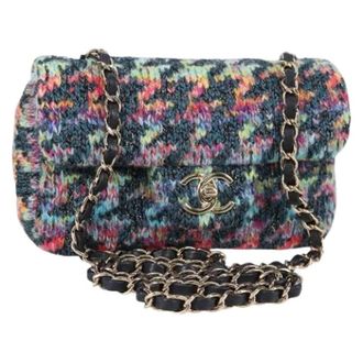 Chanel Pre-owned Vintage Canvas Schultertasche - - Pre-owned - Damen - Mehrfarbig - ONE SIZE