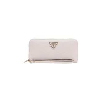 Guess Femme, Accessoires, Blanc, Taille: ONE Size Portefeuille Zipp&eacute; avec Multiples Compartiments Int&eacute;rieurs