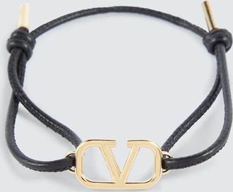 Valentino Garavani Armband VLogo aus Leder
