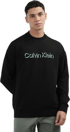 Calvin Klein Felpa giro SHADOW EMBOSSED LOGO Uomo L