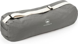 Lotuscrafts Yogatasche PUNE aus Bio-Baumwolle, Fair & &Ouml;kologisch, Ideale Yoga Tasche f&uuml;r Yogamatte und Zubeh&ouml;r, Yogamattentasche mit Extra Fach, 72 cm x 18 x 15 c