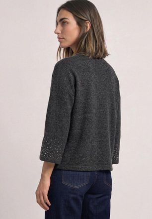 Street One 3/4-Arm-Shirt aus softem Materialmix