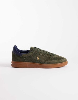 Polo Ralph Lauren Sneaker in Khaki und Marineblau