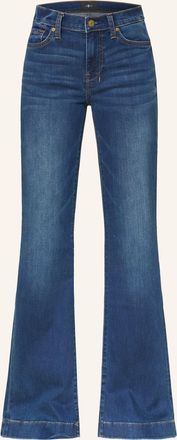 7 For All Mankind Flared Jeans Dojo blau