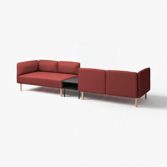 IKEA LILLEHEM 4er-Sitzelement mit Ablage