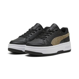 Puma Rebound Femme Low Topcat Sneakers Damen, Accessoires, Schwarz, 35.5
