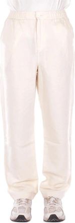 Lacoste Homme, Pantalons, Beige, Taille: M Pantalon Chino en Lin Coupe Standard